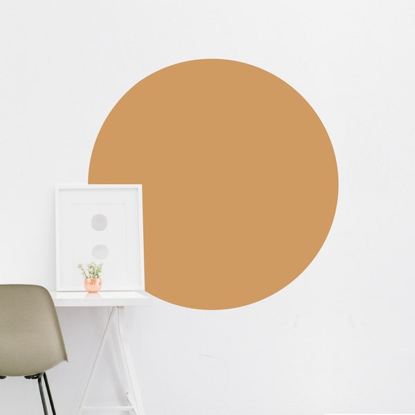 Large Circle Wall Sticker - Etsy