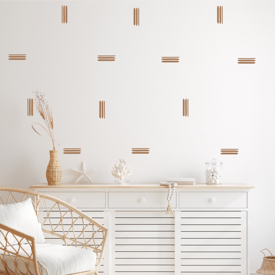 Line Wall Decals Scandinavian Decor Wall Stickers for | Etsy