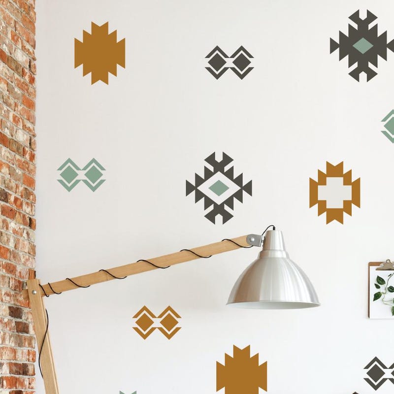 Aztec Wallpaper - Etsy