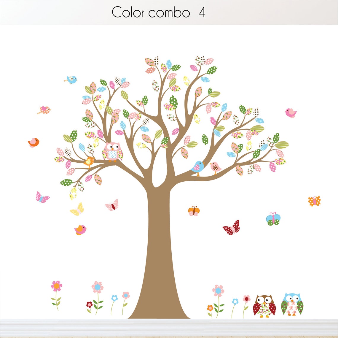 Tree Wall Decals for Nurseryboho Nursery Wall Decalsfloral | Etsy