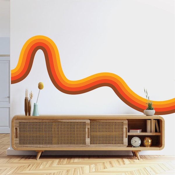Retro Wall Decal - Etsy