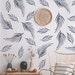 Leaf Wall Decals - Botanical Leaves Wall Stickers - Boho Room Decor ...