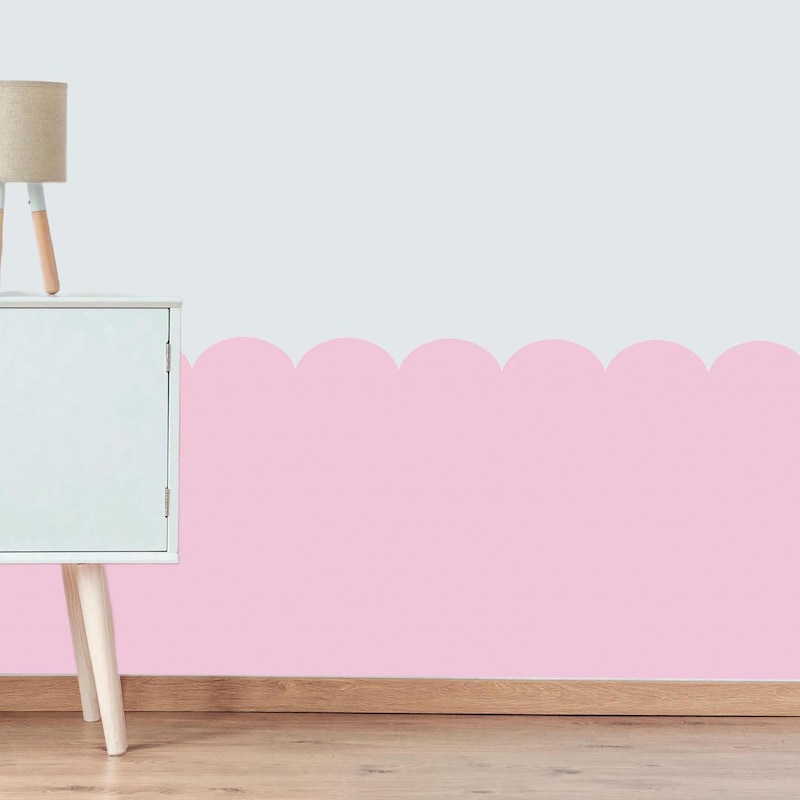 Scallop Wall Decal - Etsy