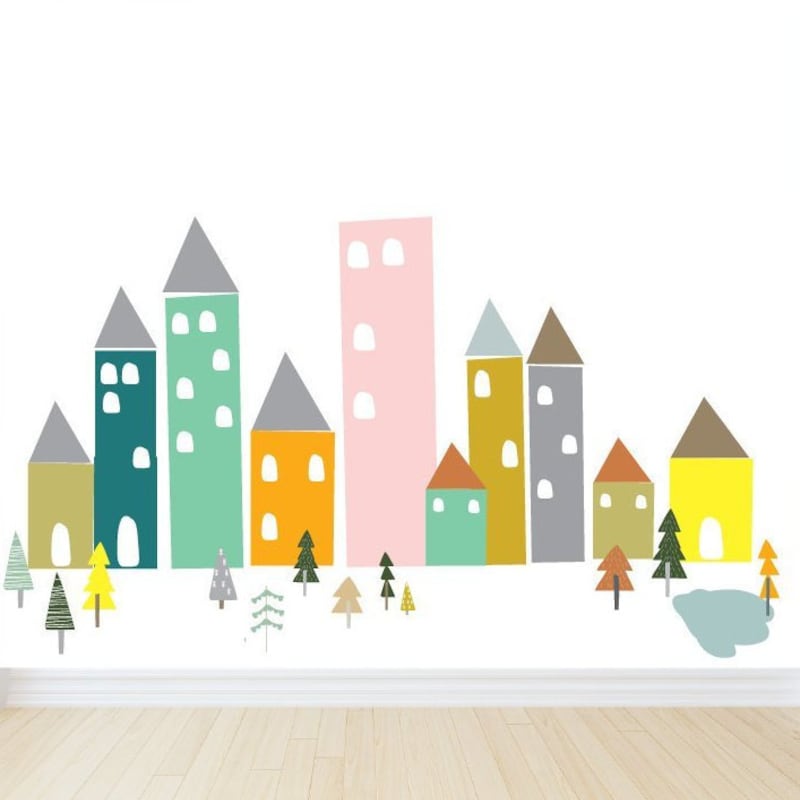 City Wall Decals - Etsy