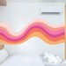 Retro Rainbow Curve Wall Decals • 50+ Color Options • Multiple Sizes - Etsy