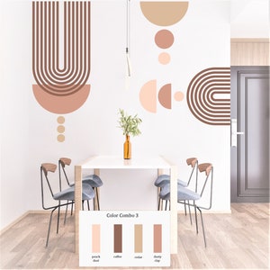 Arch Wall Decal - Abstract Wall Decal - Removable Wall Decal - Mid ...