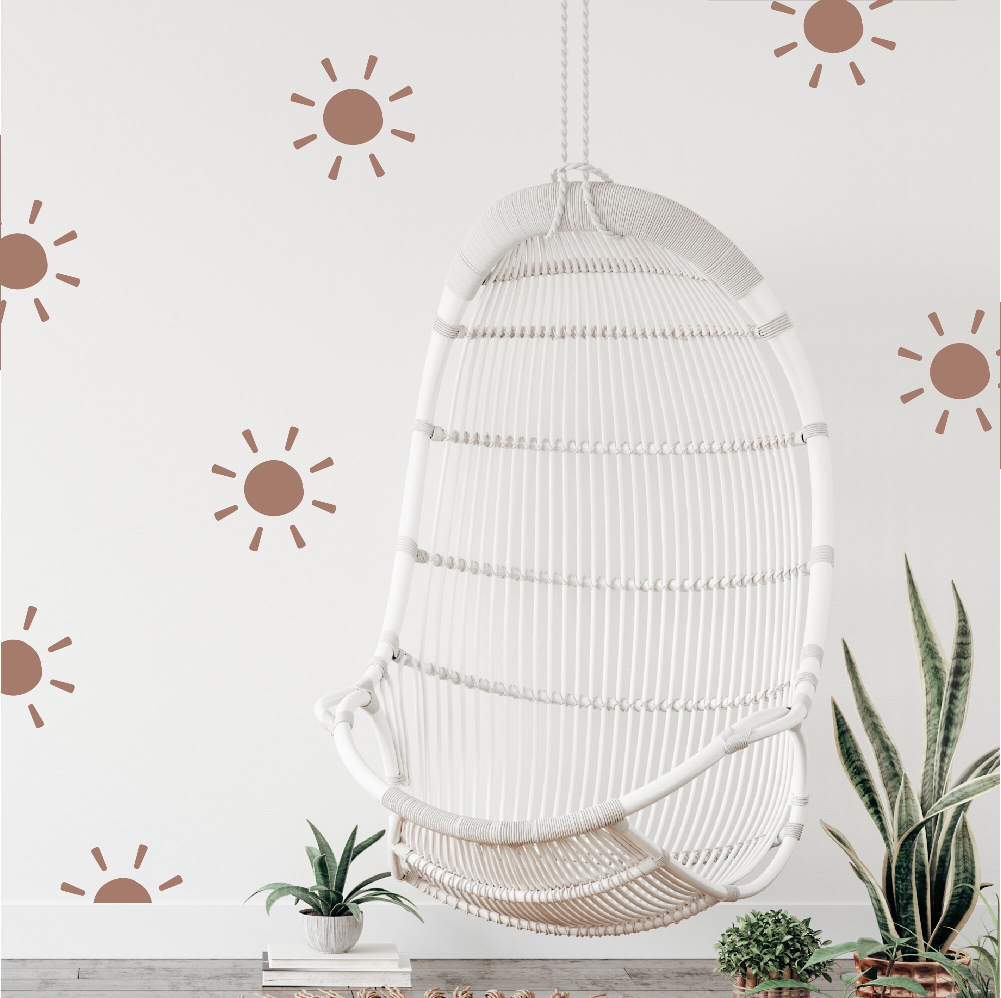 Wall Decal Boho Sun Sun Wall Sticker | Etsy