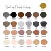 SAMPLE Wall Decal - Color Chart - Etsy UK