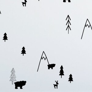 Black Tree Decals, Tree Stickers ,wall Art Stickers, Decorative ...