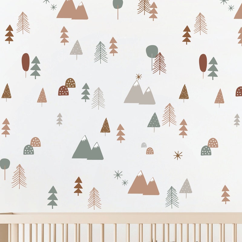Enchanted Forest Wall Decals Stickers - Etsy