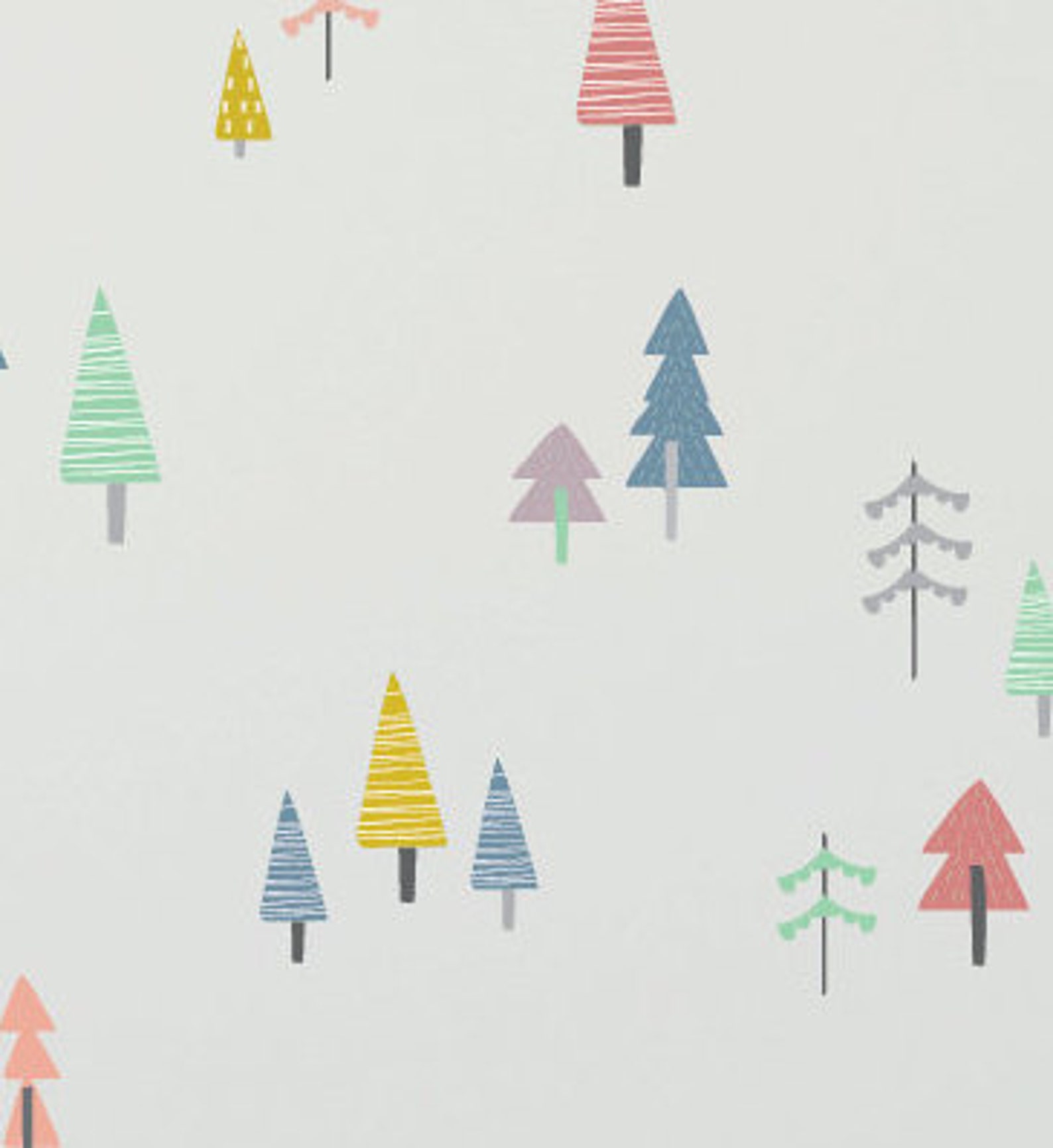 Hand Drawn Tree Decals Tree Stickers wall Art Stickers | Etsy