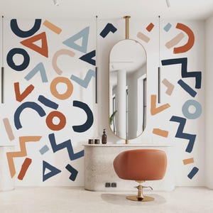 Abstract Wall Decals - Bright Pattern, Colorful, Rainbow, Abstract ...