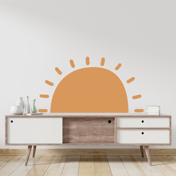 Sun Wall Decal - Etsy