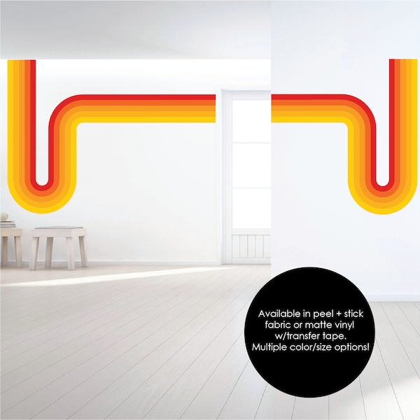 Sunset Wall Decal - Etsy