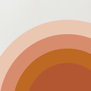 Rainbow Arch Wall Decal, Bed Arch Sticker, Arch Headboard Wall Decal ...