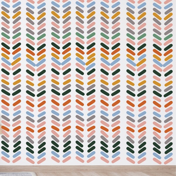 Chevron Wall Decal - Etsy