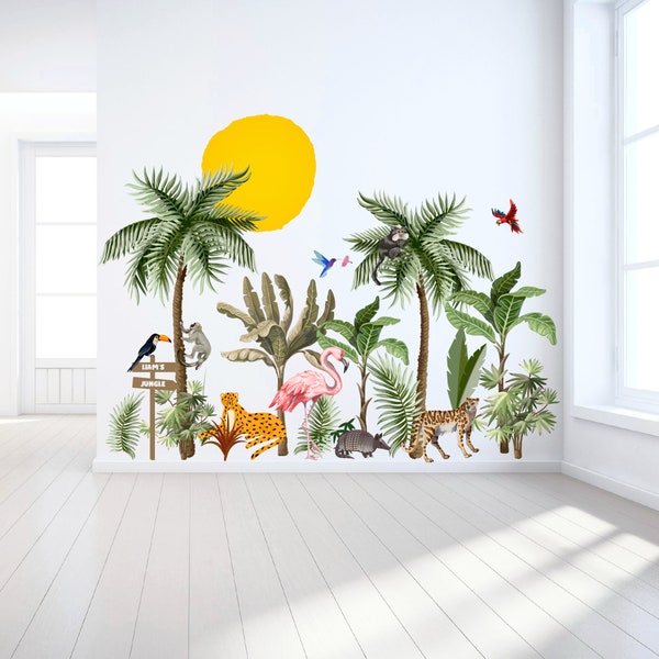 Jungle Wall Decal - Etsy