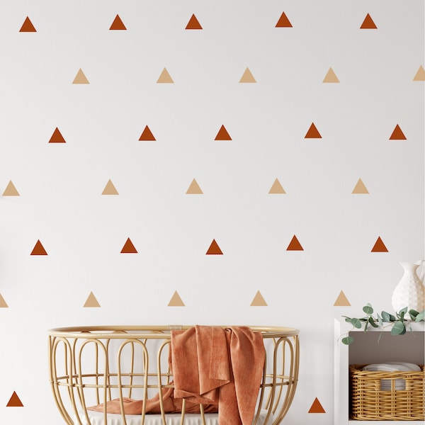Triangle Wall Decal - Etsy