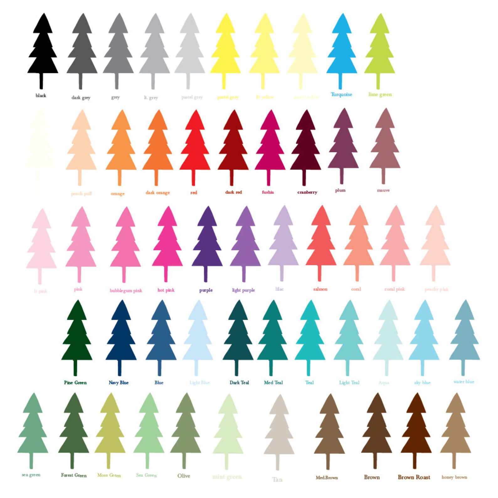 Black Tree Decals Tree Stickers wall Art Stickers - Etsy