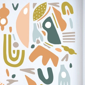 Abstract Wall Decals - Bright Pattern, Colorful, Rainbow, Abstract ...