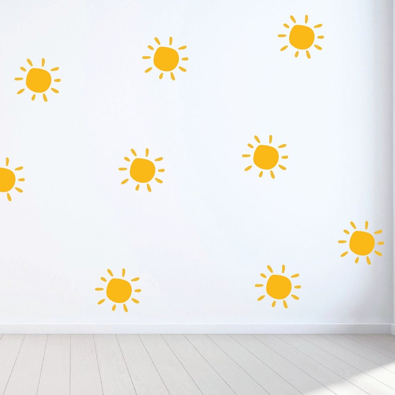 Sun Wall Decal - Etsy