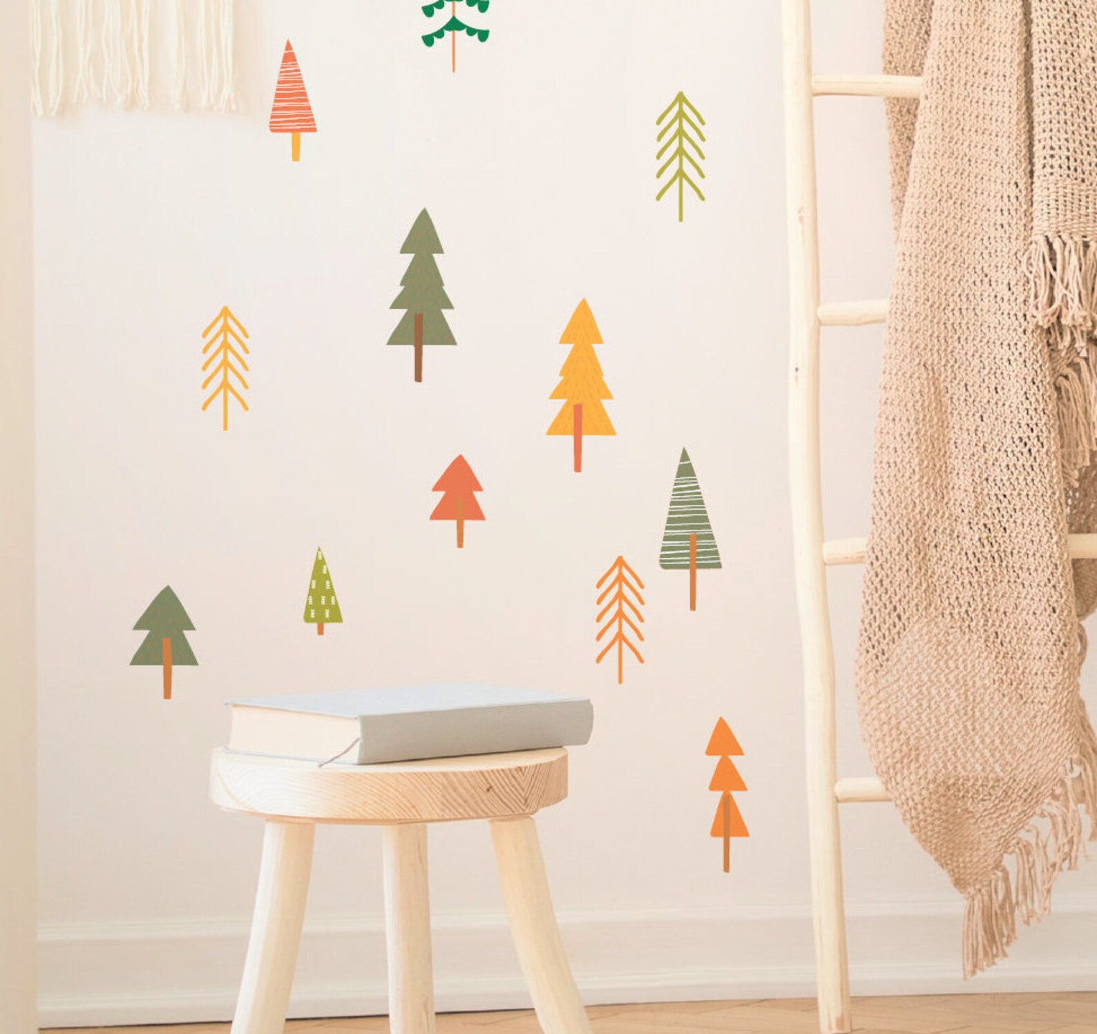Wall Decal - Magical Woodland - Forest Nursery - Kids Room Wall Decor ...