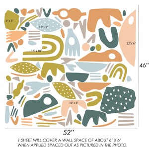 Abstract Wall Decals - Bright Pattern, Colorful, Rainbow, Abstract ...