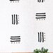 Line Wall Decals With Dots Line Wall Stickers Modern Wall - Etsy