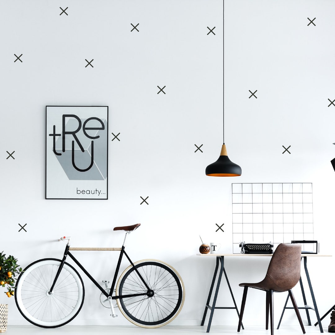 Kids Room Decor, Minimalist Geometric Wall Stickers, Boho Wall Decor ...