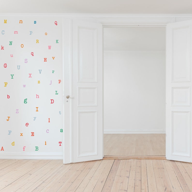 ABC Letter Wall Decals - Etsy