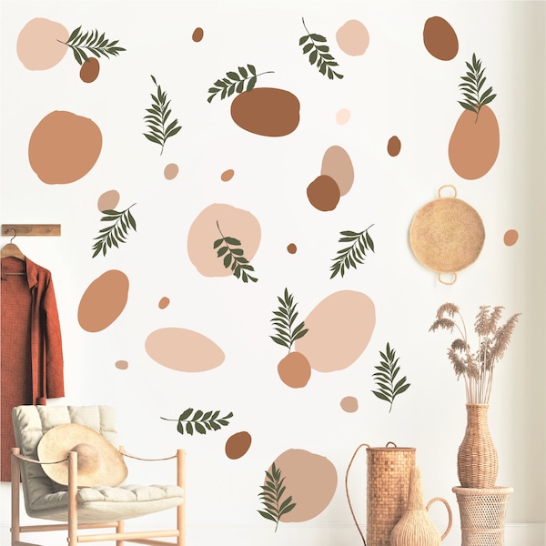Boho Spot Wall Stickers - Etsy