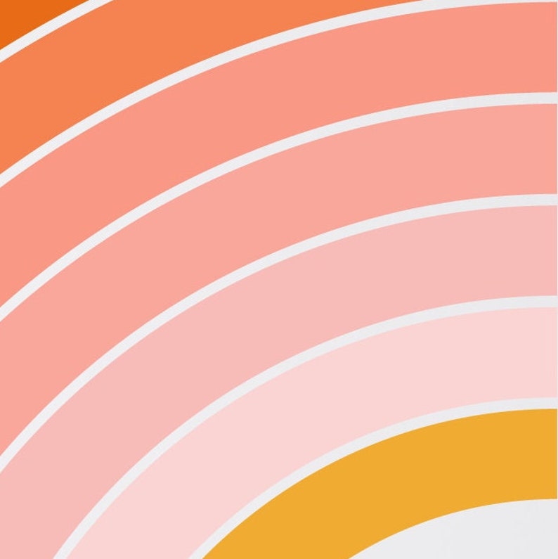 Half Rainbow Decal, Large Rainbow Decal, Nursery Playroom Décor ...