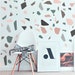 Terrazzo Wall Decals, Abstract Wall Stickers, Modern Wall Decor ...