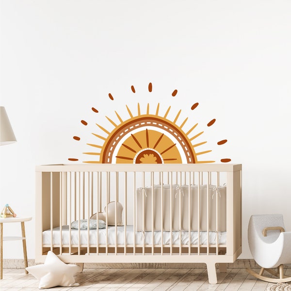 Sun Wall Decal - Etsy