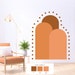 Color Block Arch Decal Large Arches Arch Wall Decal Mid - Etsy