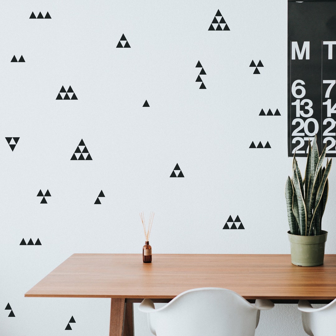 Tiny Triangle Wall Decals - Etsy