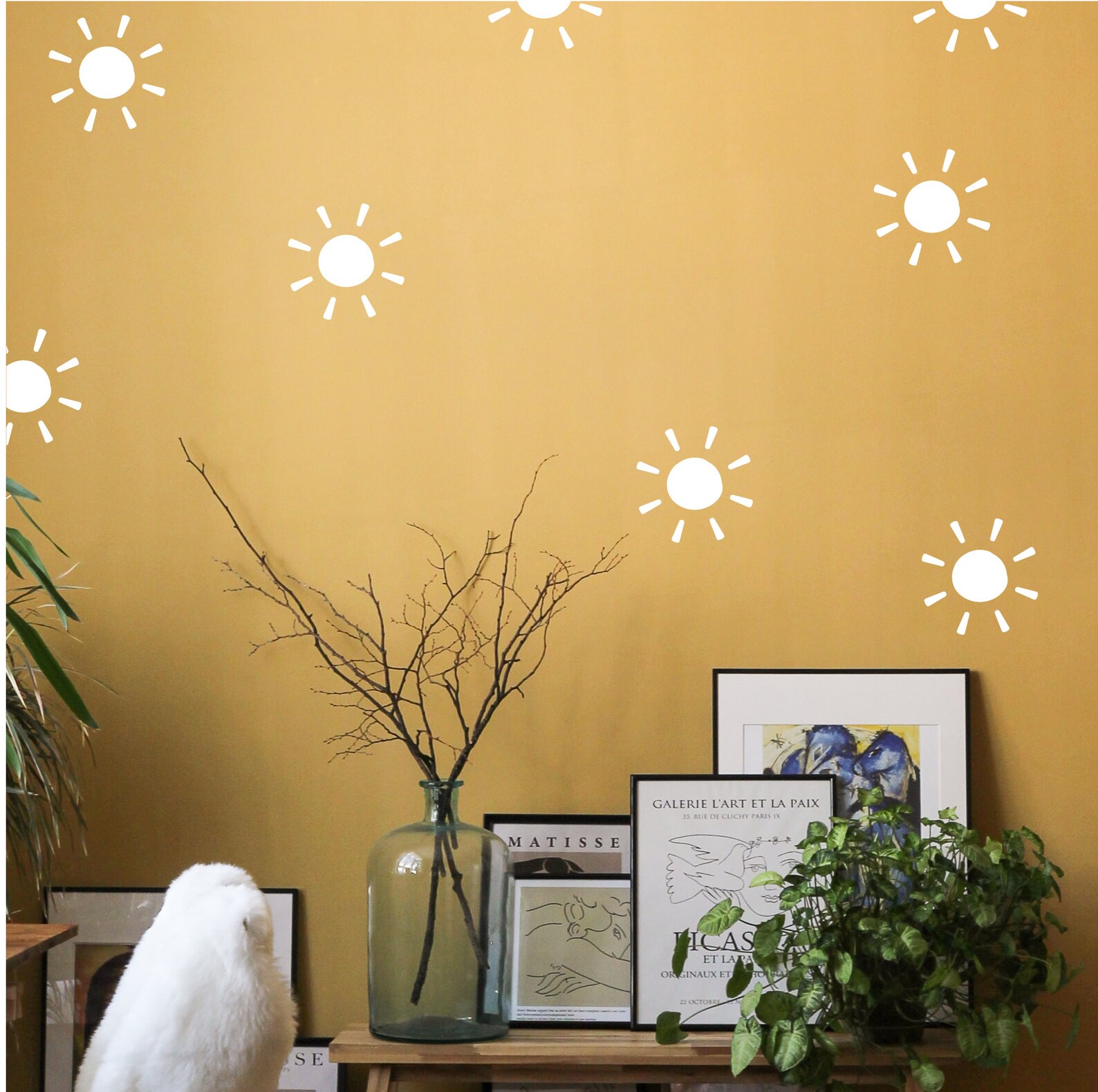 Wall Decal - Boho Sun - Sun Wall Sticker - Etsy