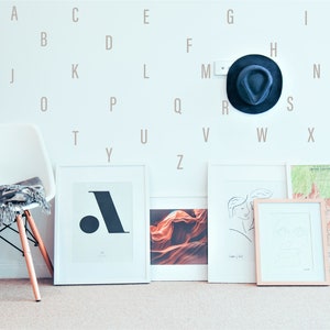 Alphabet Letters Wall Decals - Etsy