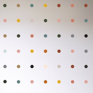 Wall Decals - Boho Colored Dots - Wall Sticker Room Decor - Peel and ...