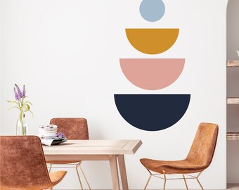 Circle Wall Decals - Etsy