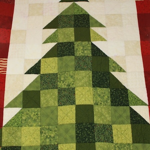 STPQ5 Christmas Tree Rag Quilt Pattern (paper) - Etsy