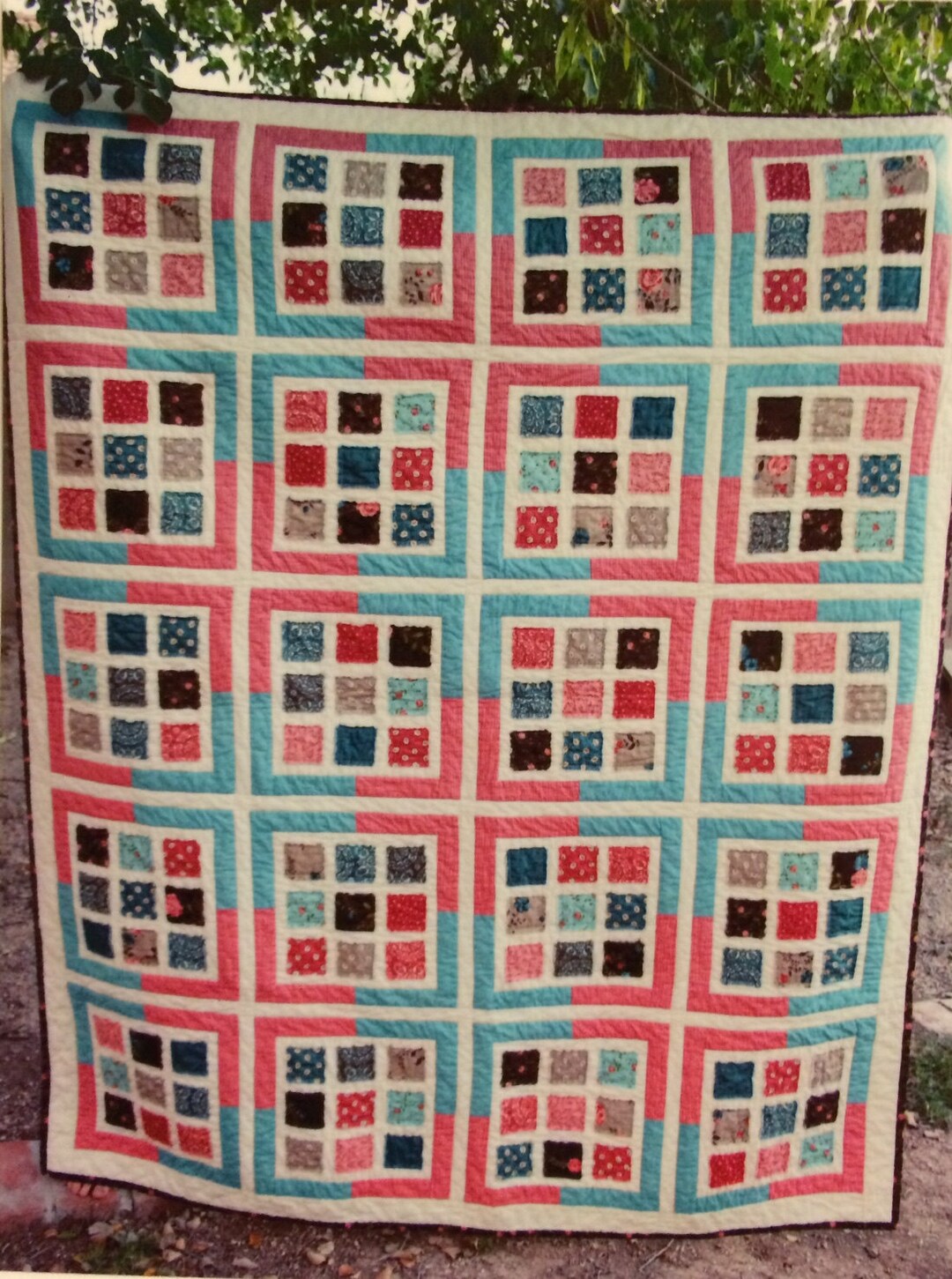STPQ24 Tatum's Tic Tac Toe Quilt Pattern (paper) - Etsy