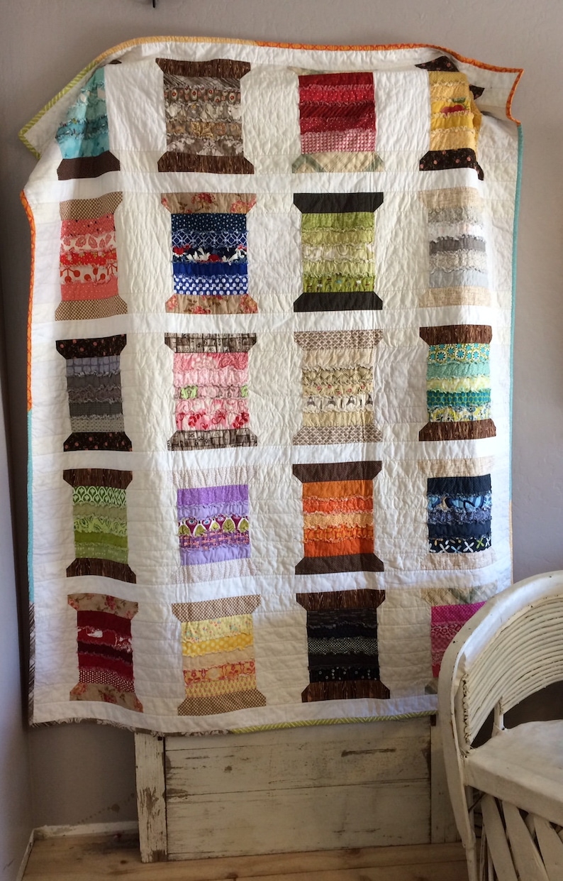 Stpq13pdf Loose Threads Quilt Pattern (PDF) - Etsy