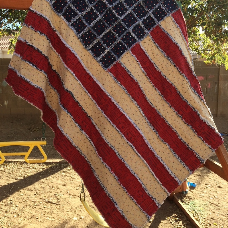 Denim Rag Quilt - Etsy