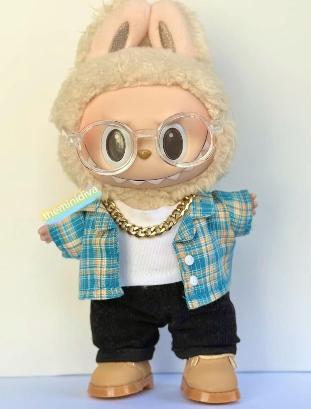 Labubu Clothes Enginner Construction Outfit Labubu Outfits Casual ...