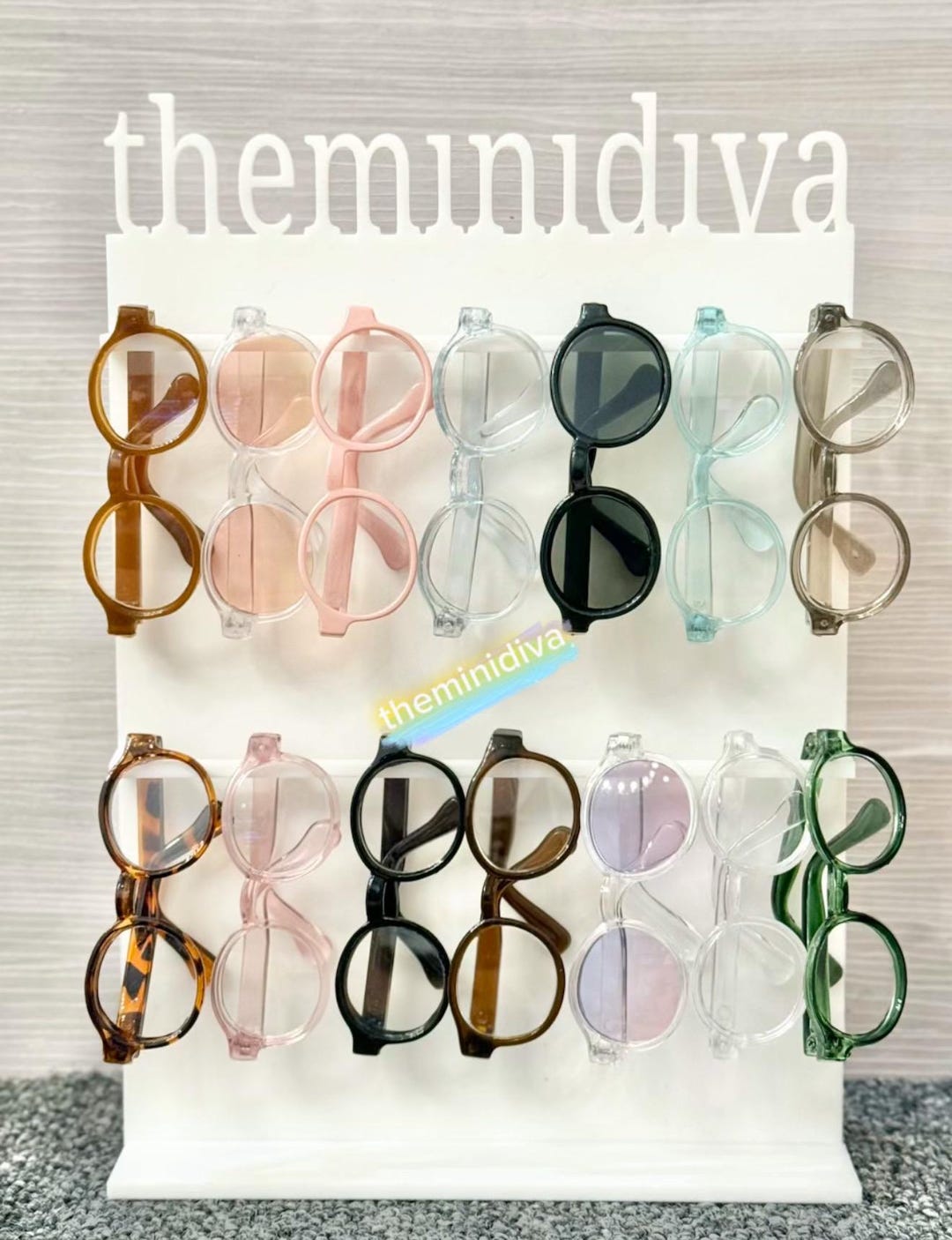 Labubu Closet Glasses Display Rack With Custom Logo/name Custom Labubu ...