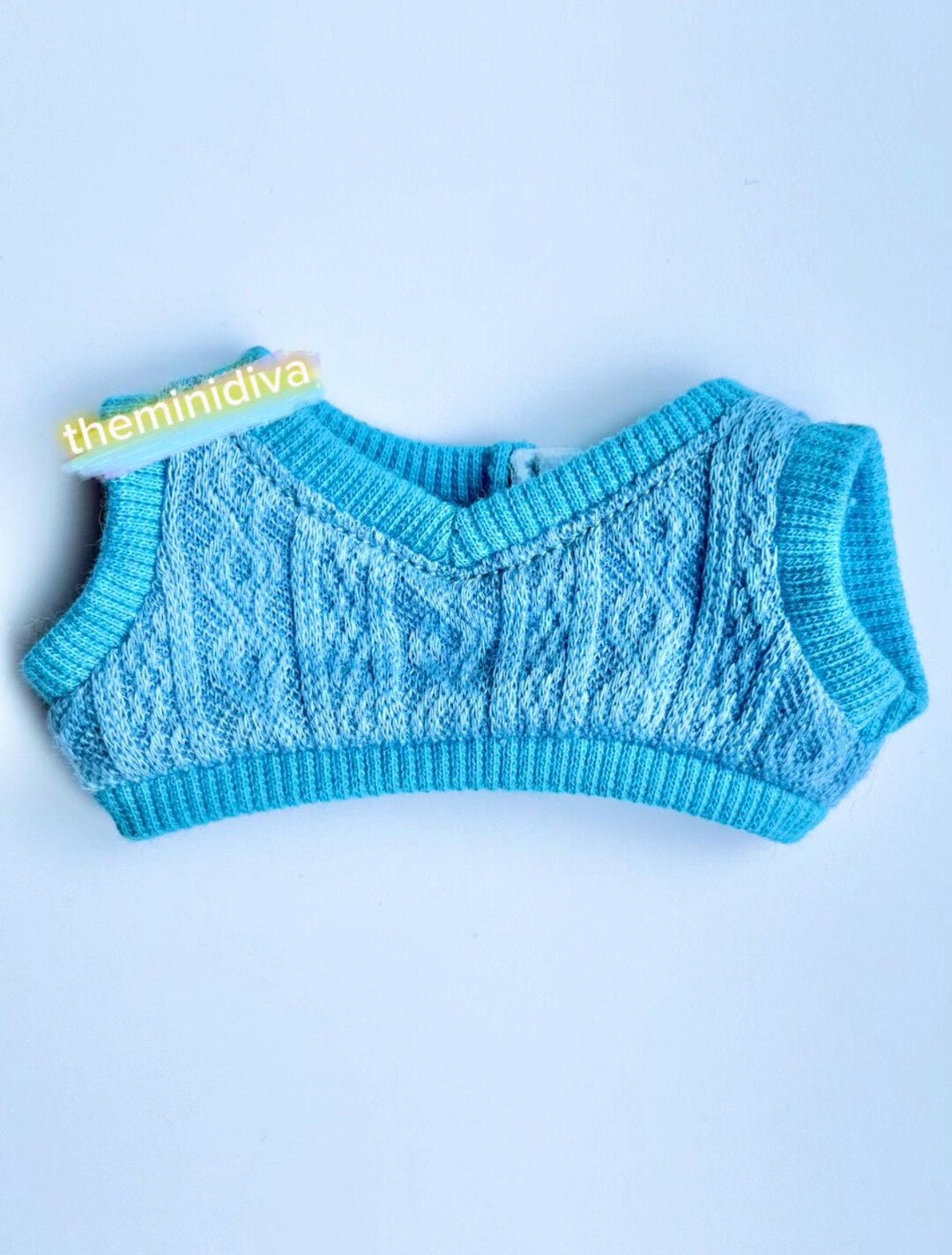 Labubu Top, Bright Blue Vest - Etsy