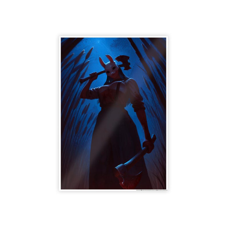 The Huntress Wall Portrait - Dead by Daylight Wall Art Poster, Horror ...