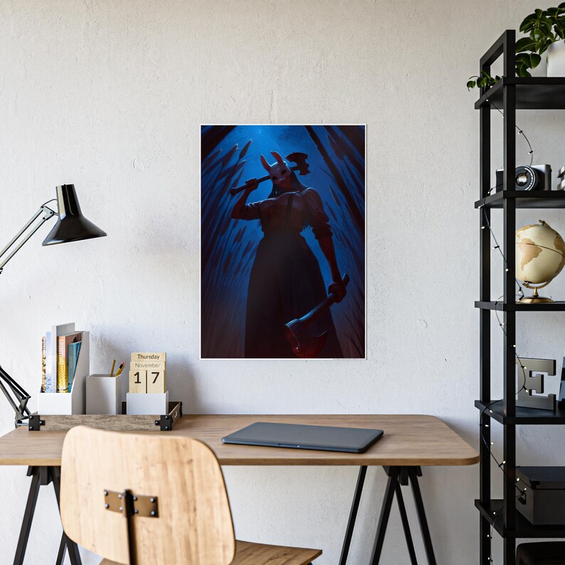 The Huntress Wall Portrait - Dead by Daylight Wall Art Poster, Horror ...