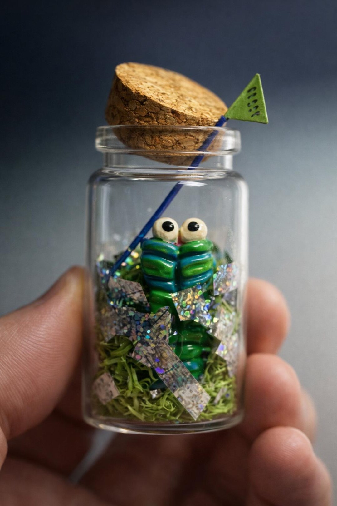 Handmade Polymer Clay Emotional Support Slug - Pocket Therapist Gift ...